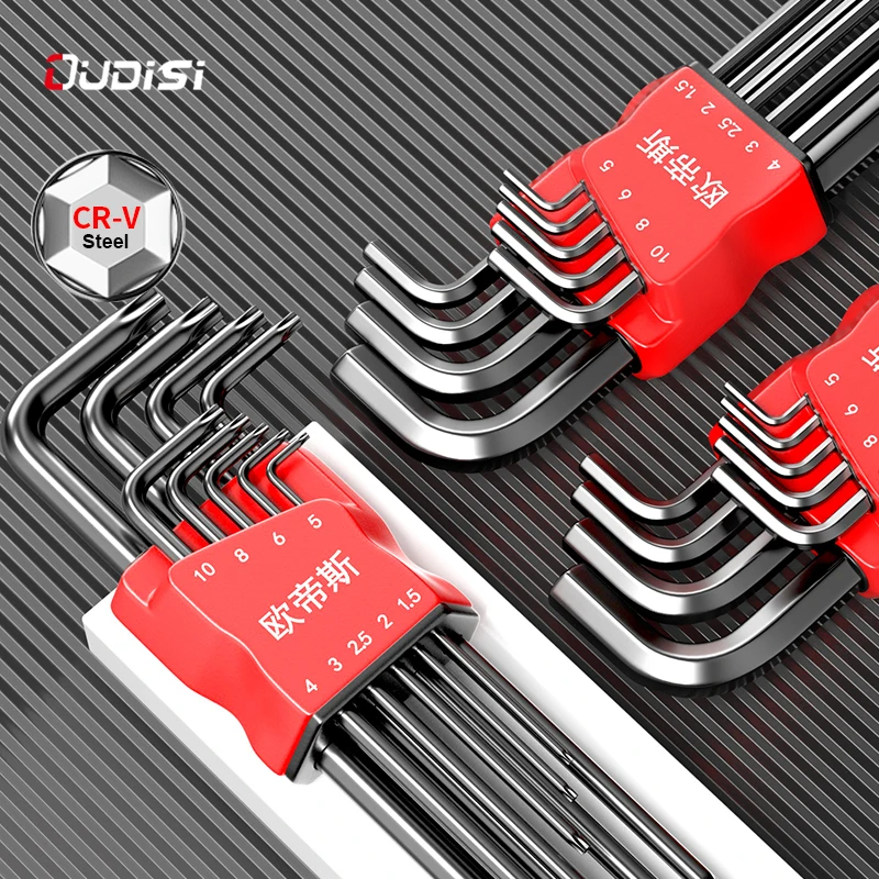 9PCS-Hex-Set-Spanner-Alloy-Steel-Double-End-Screwdriver-Allen-Key ...