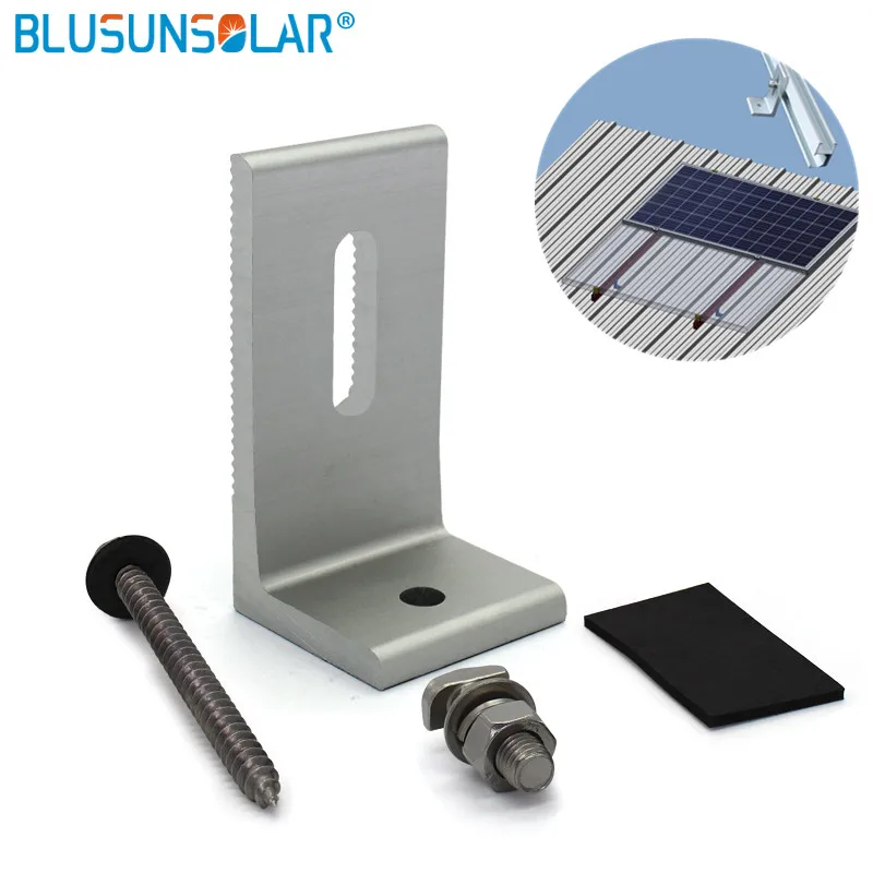 1Set-L-type-Roof-Panel-Mounting-Bracket-90-Degree-Solar-End-Clamp-100 ...