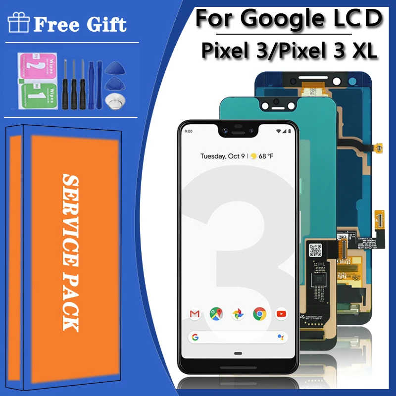 Test-AMOLED-For-Google-Pixel-3-XL-3XL-LCD-Display-Touch-Digitizer-For ...