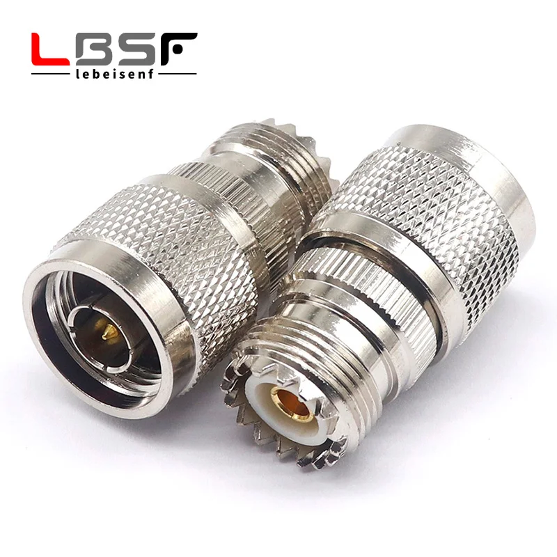 RF adapter UHF/N-KJ M female (UHF/SL16) to N-type male L16 male to SL16 ...