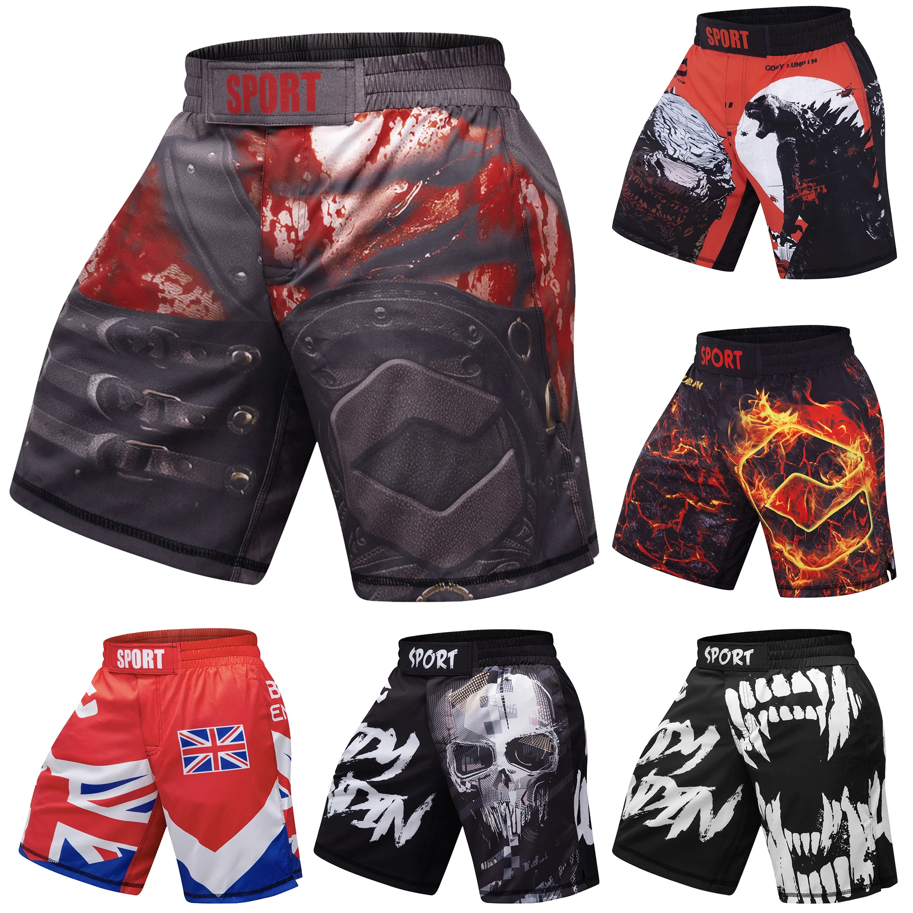 Boxing-Shorts-Clothing-Mma-Muay-Thai-Kickboxing-Taekwondo-Men-Cheap ...
