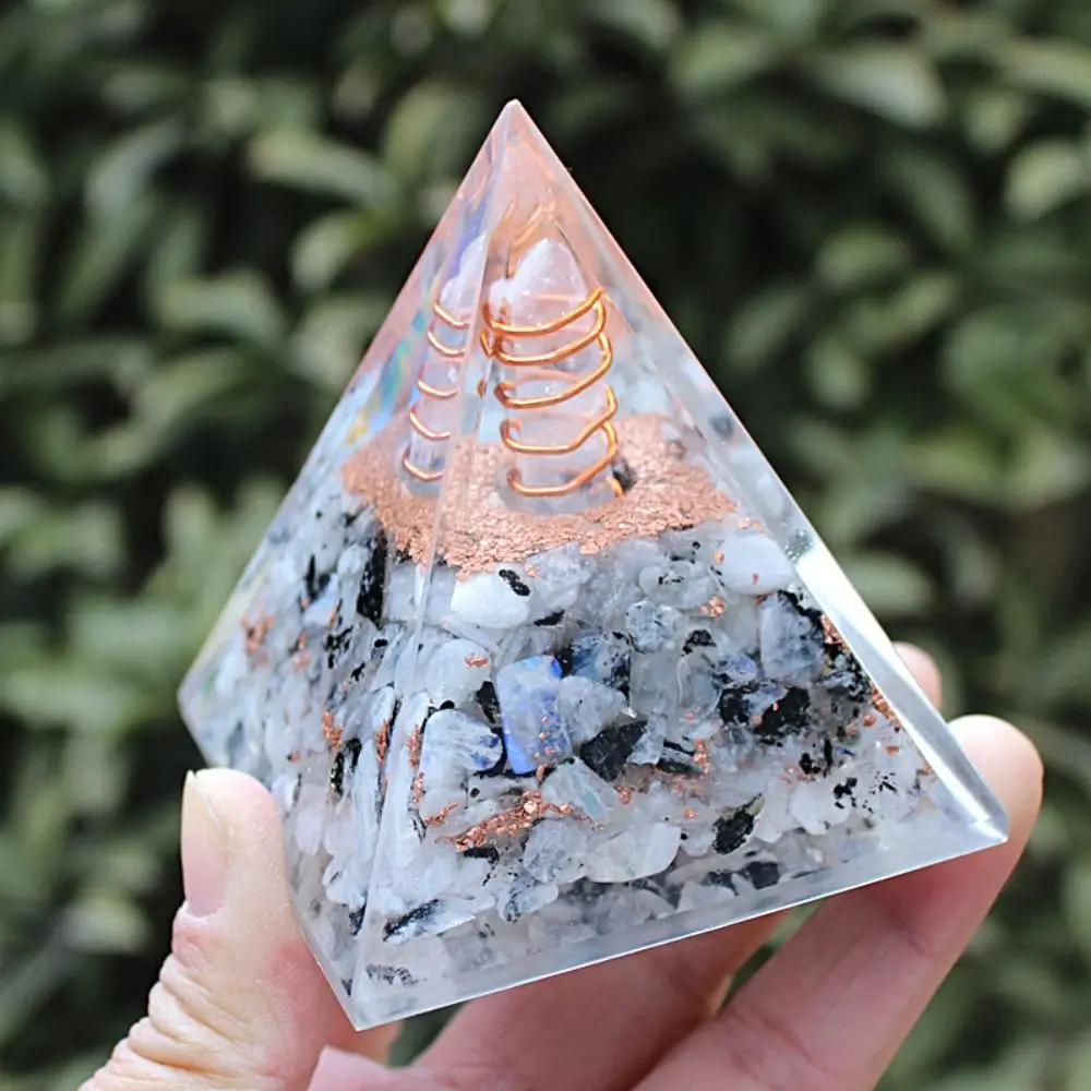 Ornaments-Crystal-Column-Pyramid-Gift-Healing-Natural-Crystal-Energy ...