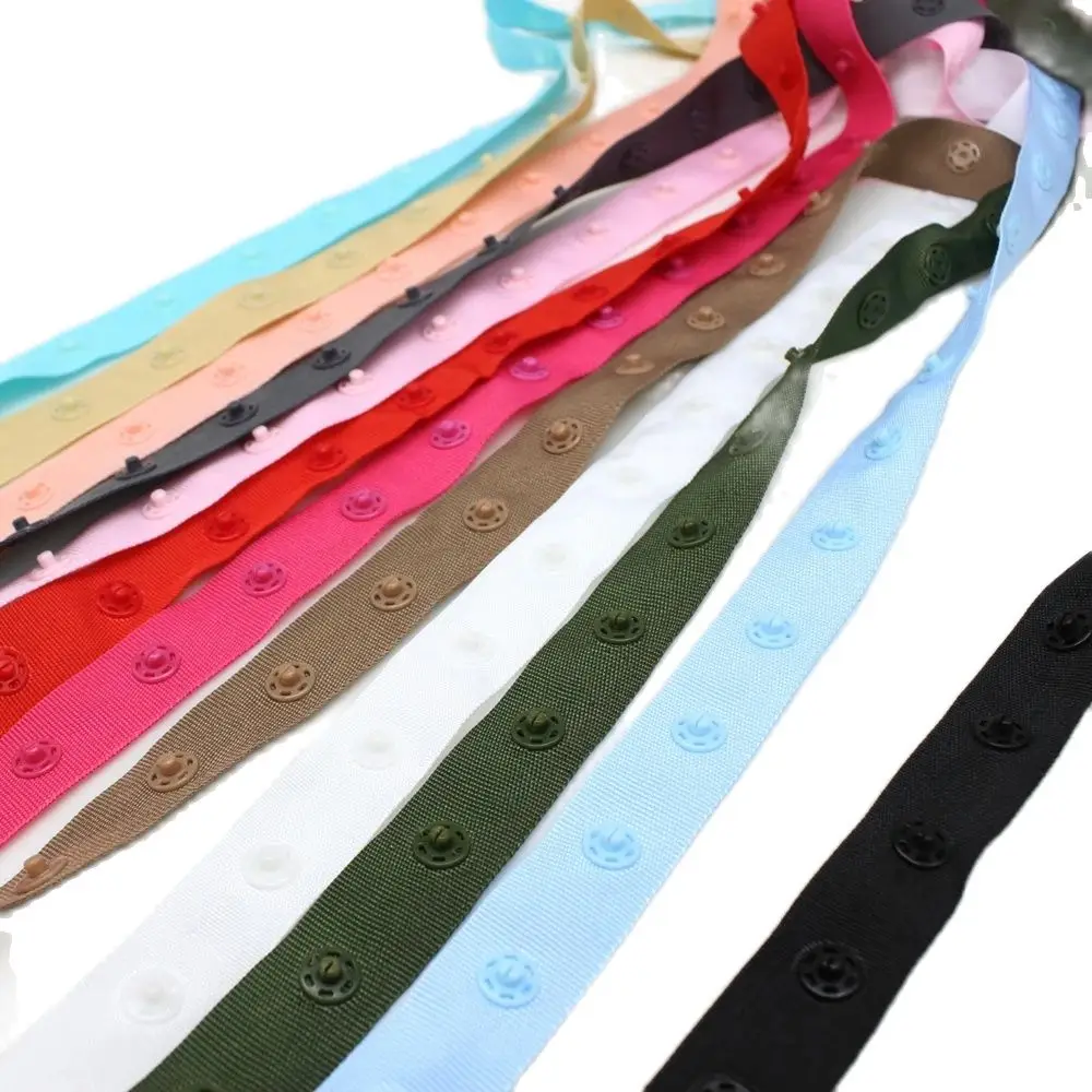 2-5yards-lot-colourful-snap-buttons-tapes-snaps-Ribbon-plastic-snap ...