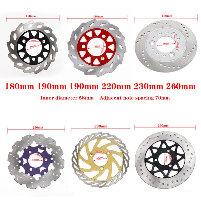 Front-Rear-Brake-Disc-Rotor-155-180-190-220-230-260MM-For-125cc-150cc ...