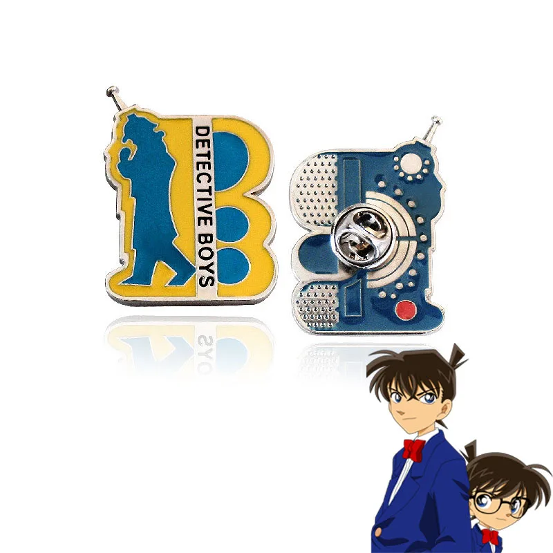 Anime-Detective-Conan-Badge-Pins-Edogawa-Communication-Device-Metal ...