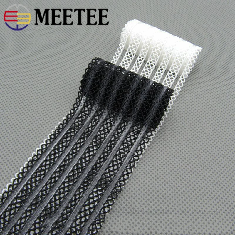 3meters Mesh Elastic Bands Lace Ribbon Waist Belt Strap Rubber Band Diy ...