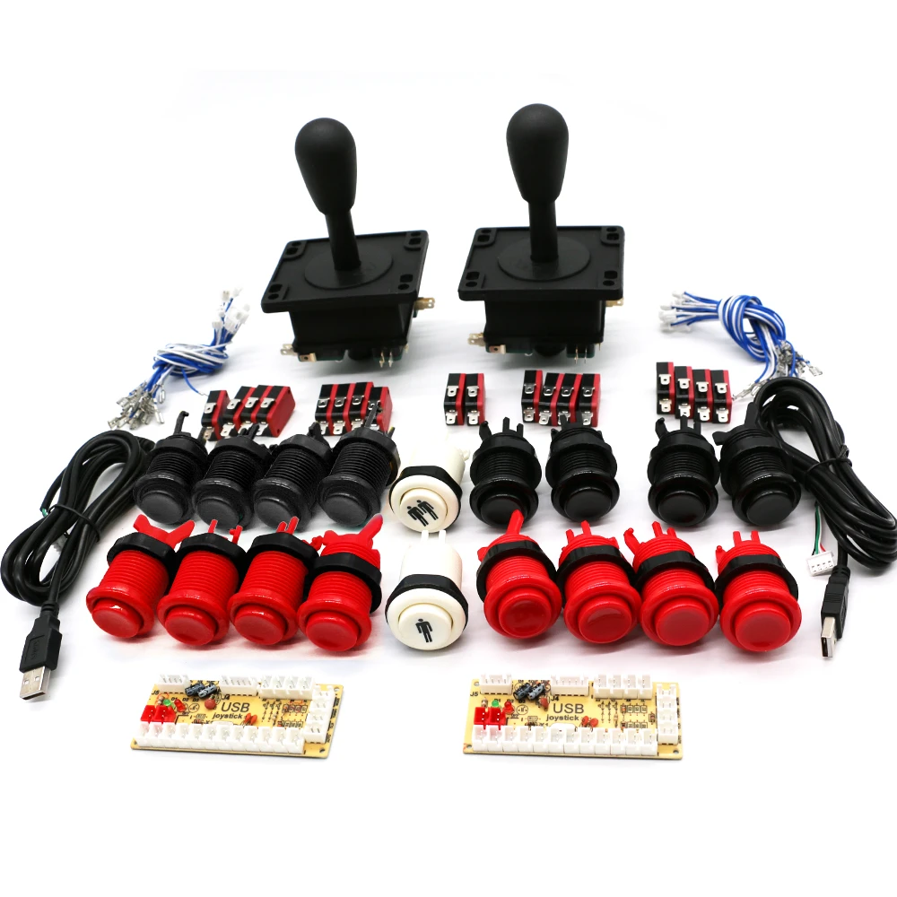 Diy Arcade Game Kit Zero Delay Board Usb Encoder To Pc /raspberry Pi 8 ...