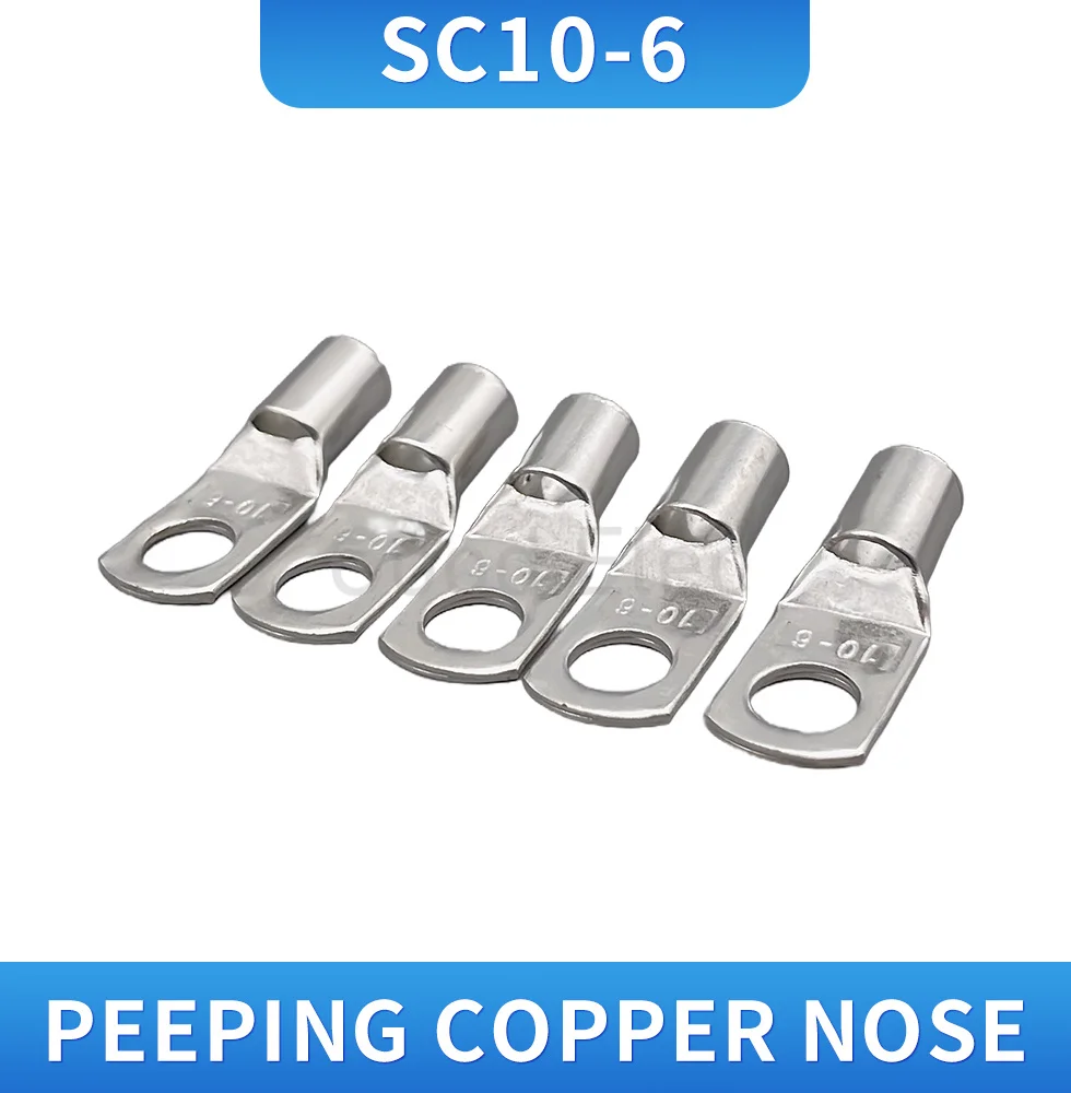 20pcs-SC10-6-Bolt-Hole-Tinned-Copper-Cable-lugs-Battery-Terminals-set ...