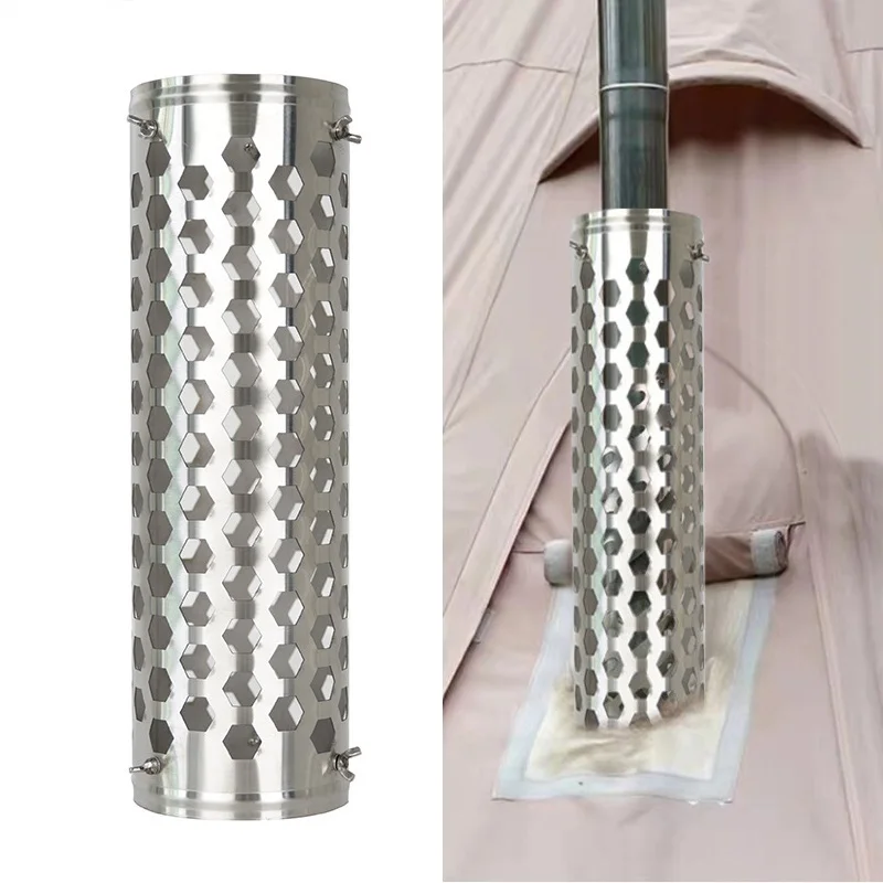 2-Sizes-Stainless-Steel-Chimney-Pipe-Camping-Firewood-Stove-Chimney ...