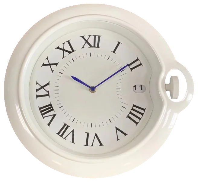 Luxury-watch-shape-wall-clock-home-decor-office-unique-Glass-design ...