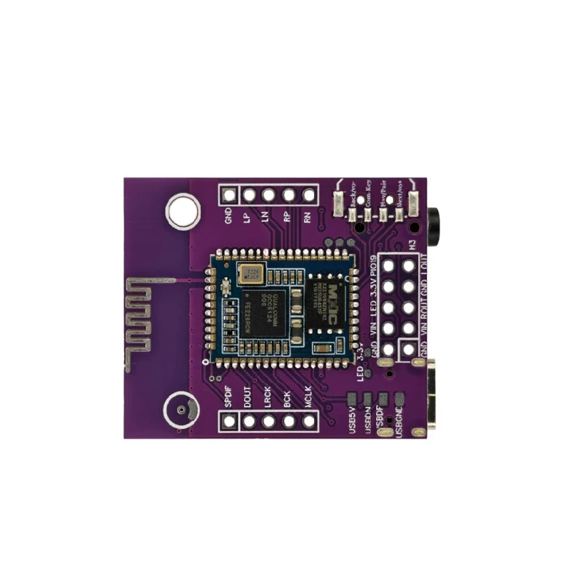 QCC5124/ QCC5125 /QCC3084 Bluetooth 5.1 + PCM5102A DAC 디코드 I2S USB 사운드 ...