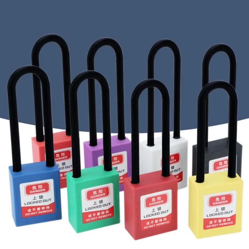 KS Colorful Nylon Safety Lockout Padlock Industrial 25mm 38mm 76mm Non ...