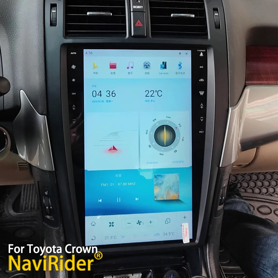 Tesla-Android-Screen-For-Toyota-Crown-2010-2013-Car-Radio-Multimedia ...