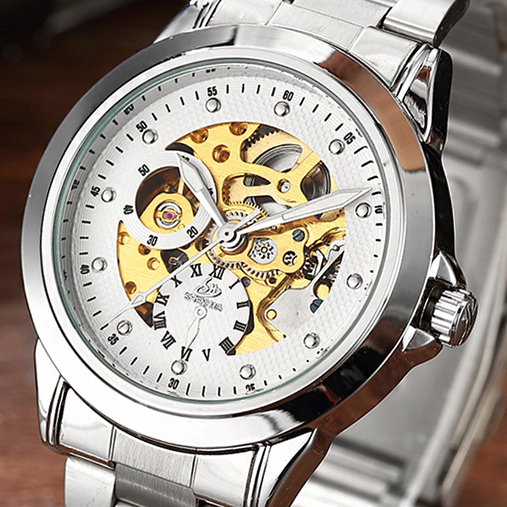 Watches Mechanical For Men Fashion Automatic Stainless Steel Self ...