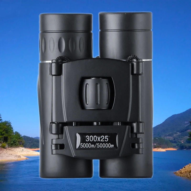Mini Portable Zoom HD 5000M Telescope Binoculars Powerful 300x25 ...