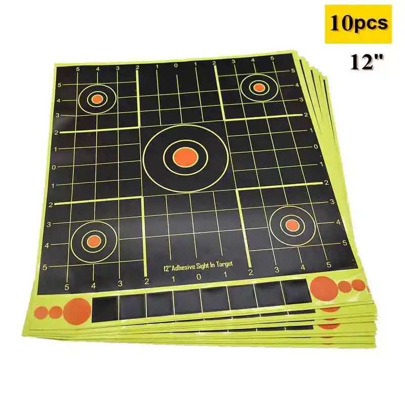 12inch-30CM-Splash-Target-Sticker-Paper-10pcs-pack-Adhesive-Reactivity ...