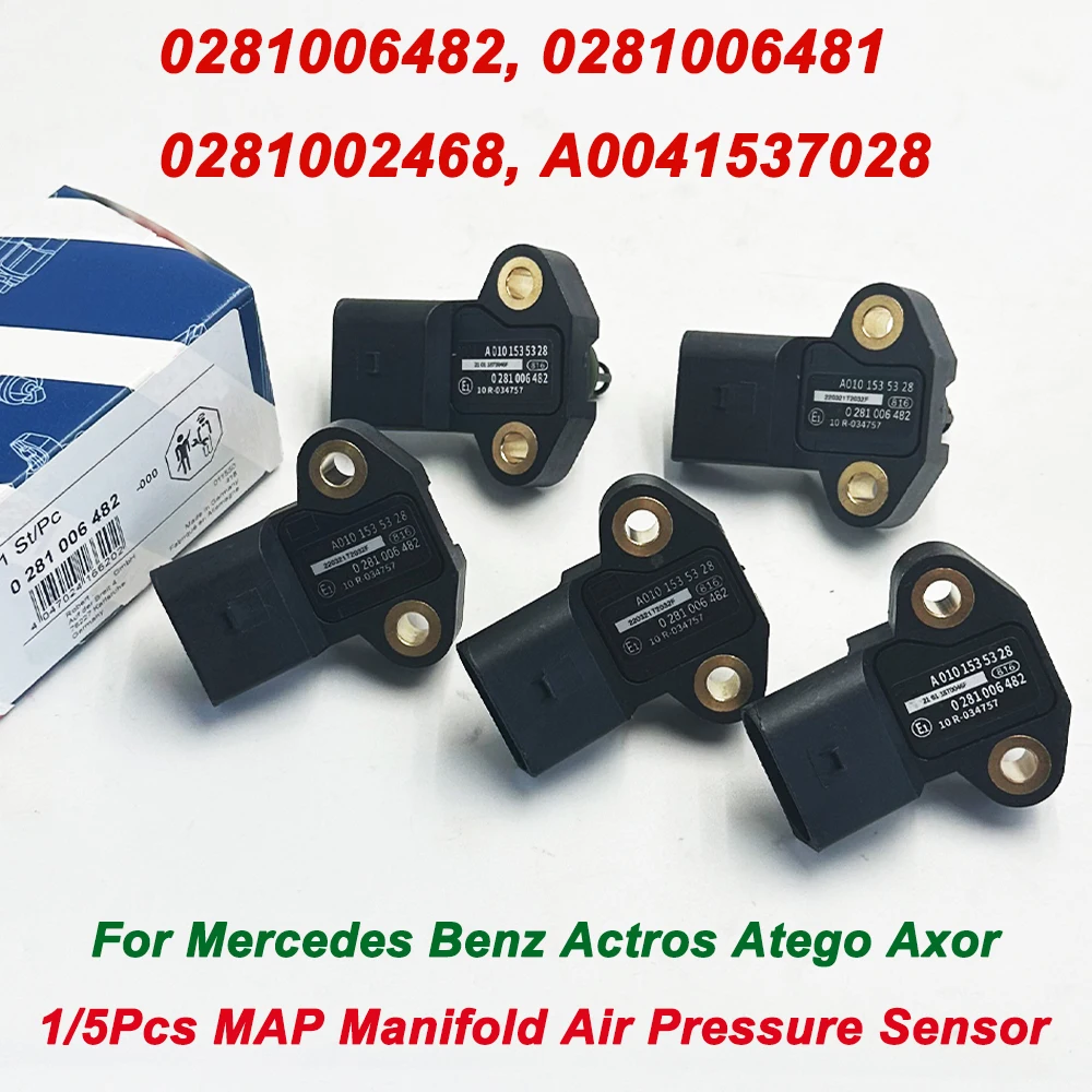 1-5pcs-0281006482-A0041537028-MAP-Manifold-Air-Pressure-Sensor ...