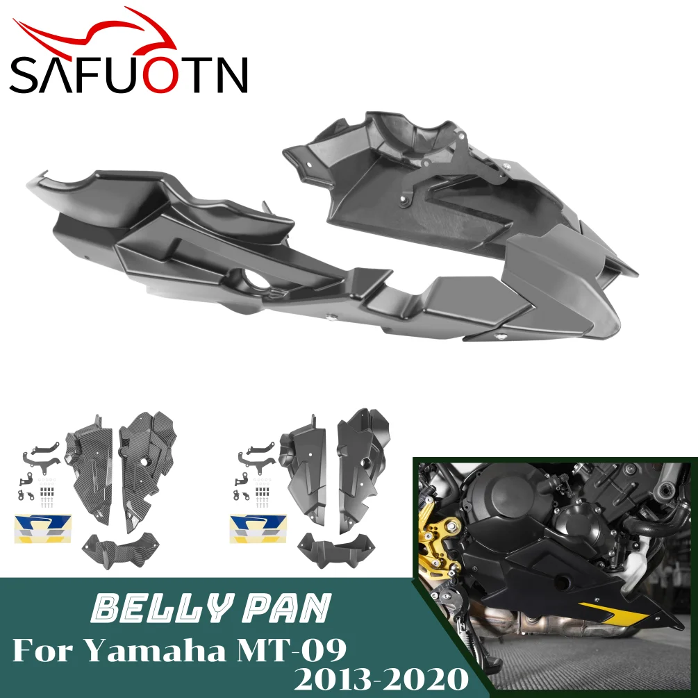 MT09 Belly Pan Lower Engine Spoiler Fairing For Yamaha MT-09 MT 09 2013 ...