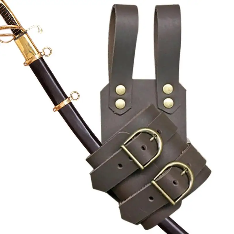 Espadas Cinto Titular Coldre Cinto Ligável Para Espadas Leve Couro PU ...