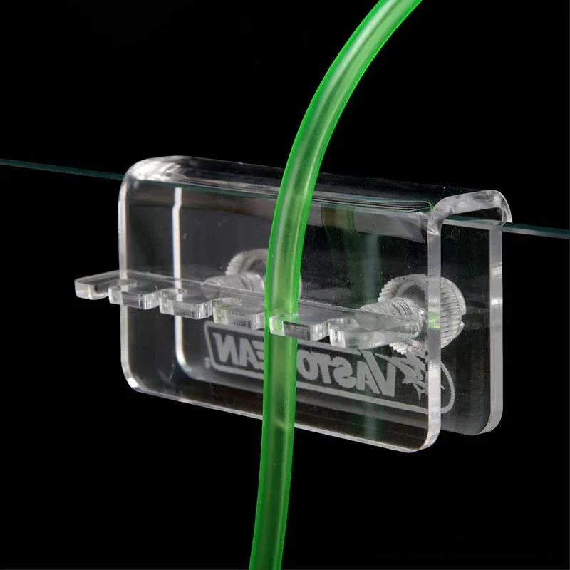 Vastocean Acrylic Clip Water Pipe Hose Stand Holder Fixed Tube Rack ...