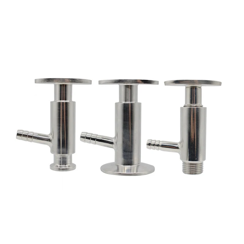 10mm Hose Barb OD 304 Stainless Steel Sanitary Sampling Valve 50.5mm 25 ...