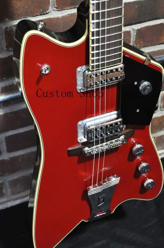 Rare-Gre-G6199-Billy-Bo-Jupiter-Wine-Red-Thunder-Electric-Guitar-Black ...