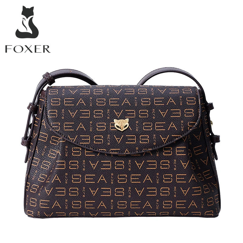 FOXER-Monogram-Fashion-PVC-Leather-Women-Commute-Shoulder-Bag-Female ...