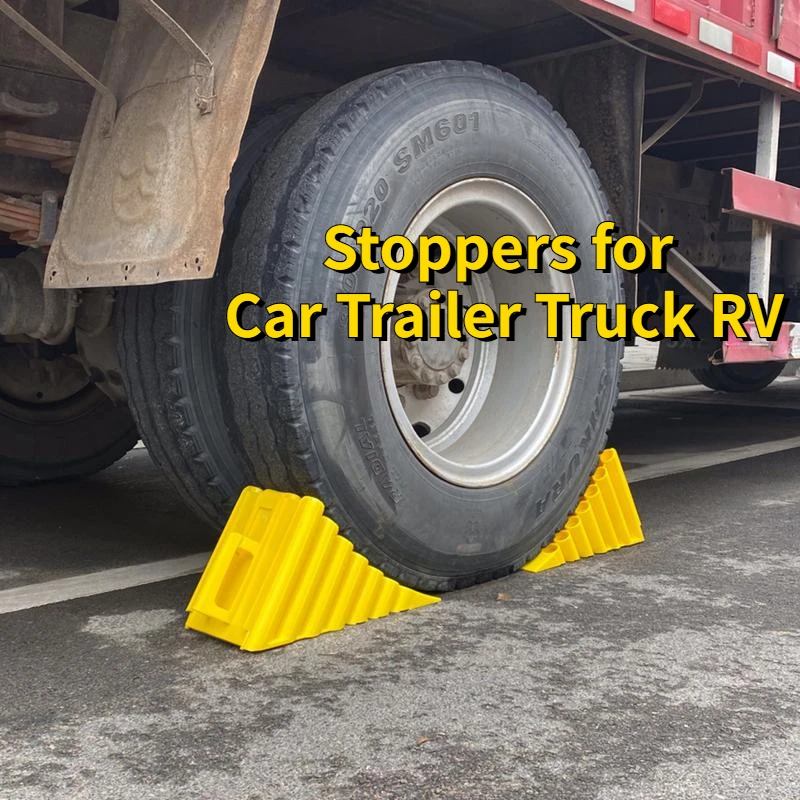 Portable-Wheel-Chock-Non-Slip-car-Threshold-Ramp-Wheel-Stopper-Heavy ...