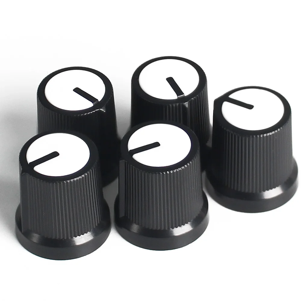 5PCS-WH148-Potentiometer-Knob-Cap-AG3-15x15MM-white-Plastic-Knobs-Plum ...