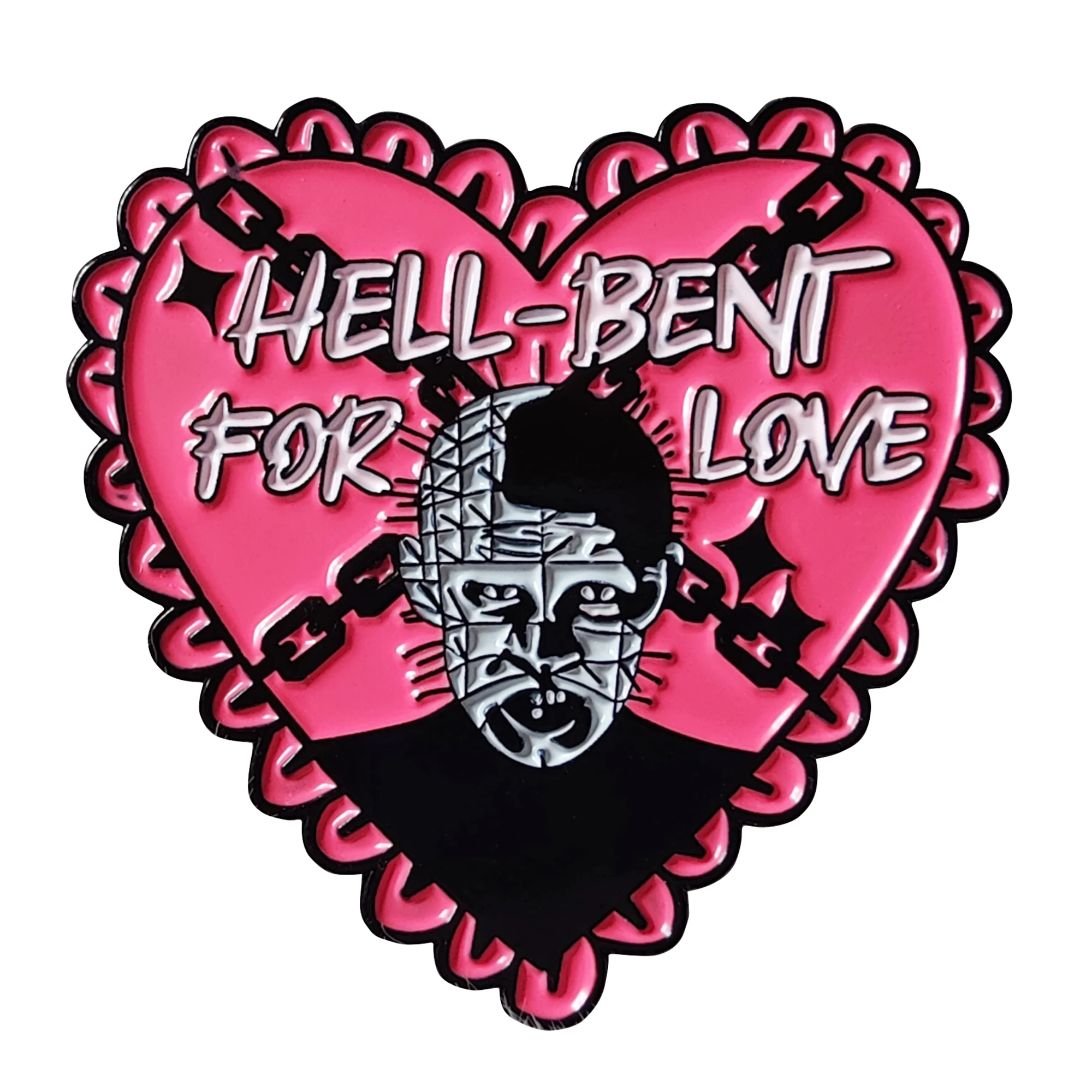 Horror-Movie-Hellraisers-Pinhead-Heart-Enamel-Pin-Lapel-Brooch-Metal ...