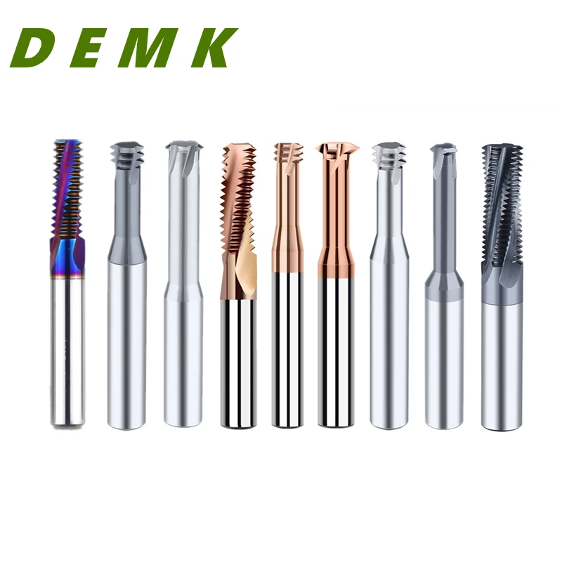 1pcs Cnc Hrc 60 Degree Carbide Single Tooth Thread Milling M1 M1.2 M1.4 ...