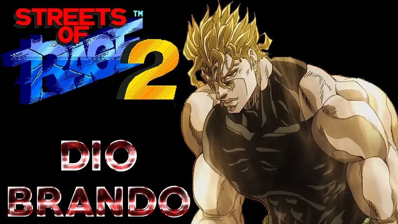 Dio Brando in Streets of Rage 2 16 BIT Game Card For Mega Drive ...