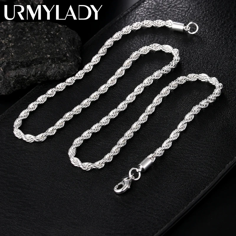 4MM-Rope-16-24inch-for-Women-Men-Beautiful-Fashion-925-Sterling-Silver ...
