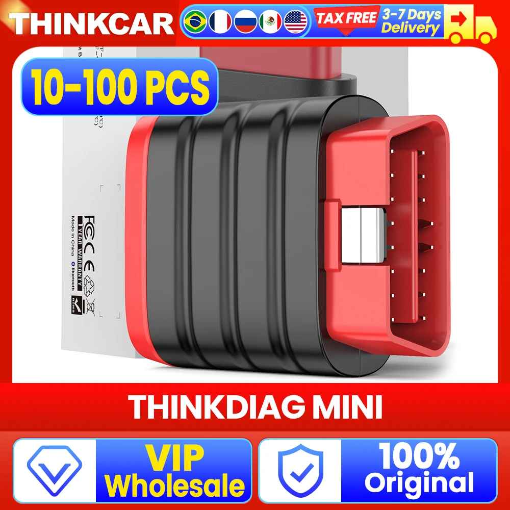 VIP-10-100-PCS-Wholesale-Price-THINKCAR-THINKDIAG-MINI-Bluetooth-OBD2 ...