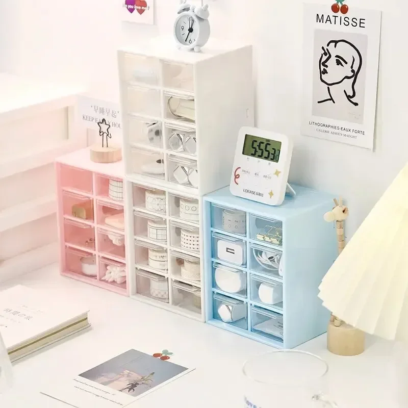Desktop-8-Grid-Storage-Boxes-Dustproof-Drawer-Organizer-Desk-Sundries ...