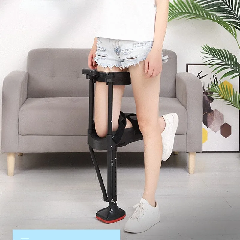 Single-Leg-Telescopic-Walking-Aid-Support-Free-Walking-Aids-Knee-Walker ...