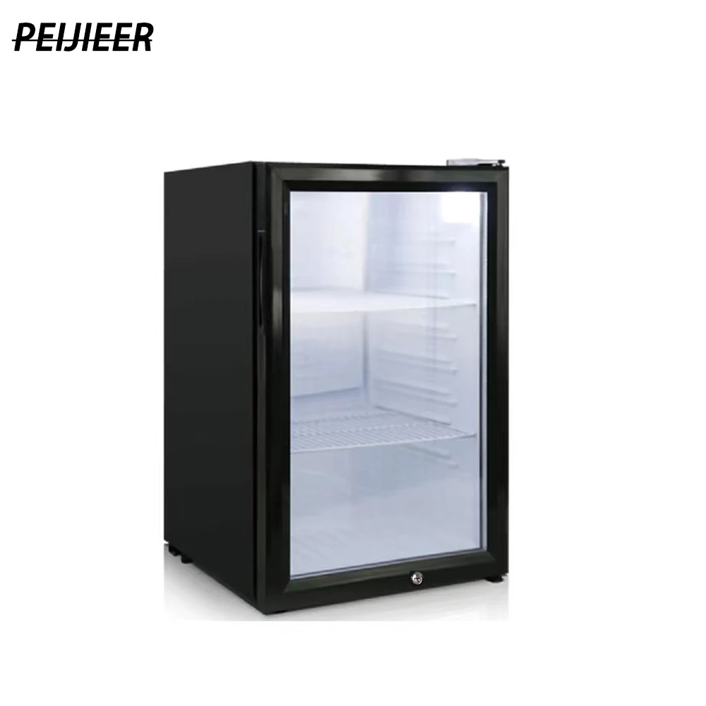 Nevera-con-puerta-de-vidrio-para-habitaci-n-refrigerador-de-hotel ...