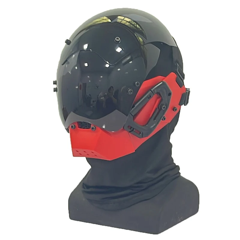 JAUPTO Cyberpunk Mask Playing Cosplay Robocop of the Future Futuristic ...