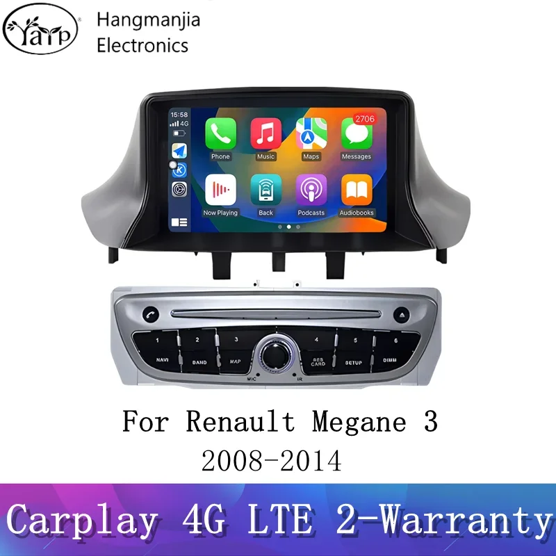 Android-13-Auto-Radio-For-Renault-Megane-3-Fluence-Samsung-SM3-2008 ...