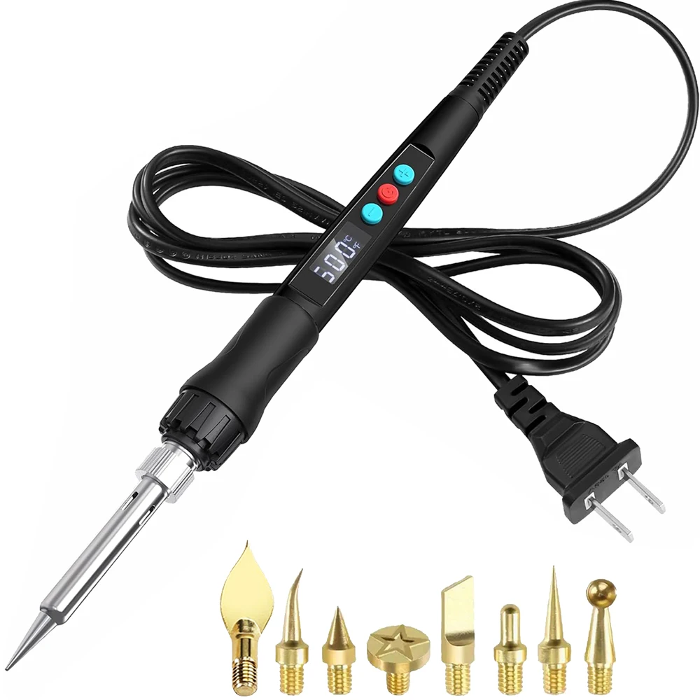 Heat Insert Nut Iron Tip Hot Melt Heat Set Insert Tool Soldering Iron ...