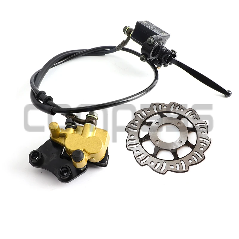 1Set Motorcycle Front Disc Brake Kit Hydraulic Brake System for 110cc ...