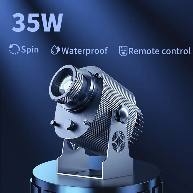 Outdoor Waterproof LED Customized Image Sign Rotate Remote Projection ...