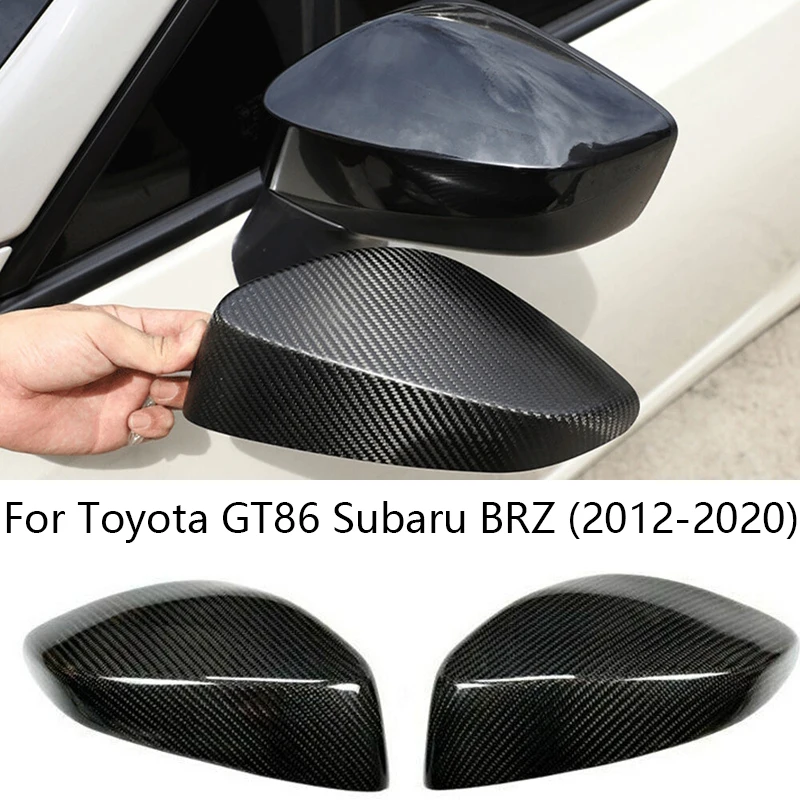 For-Toyota-GT86-Subaru-BRZ-Add-On-Style-Carbon-Fiber-Car-Side-Rear-View ...