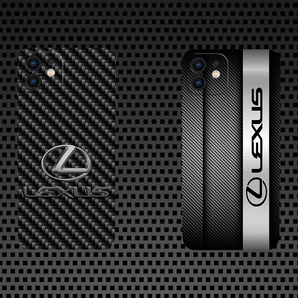 Coque de téléphone avec logo de voiture de sport de luxe, coques en silicone avec dragonne, L ...