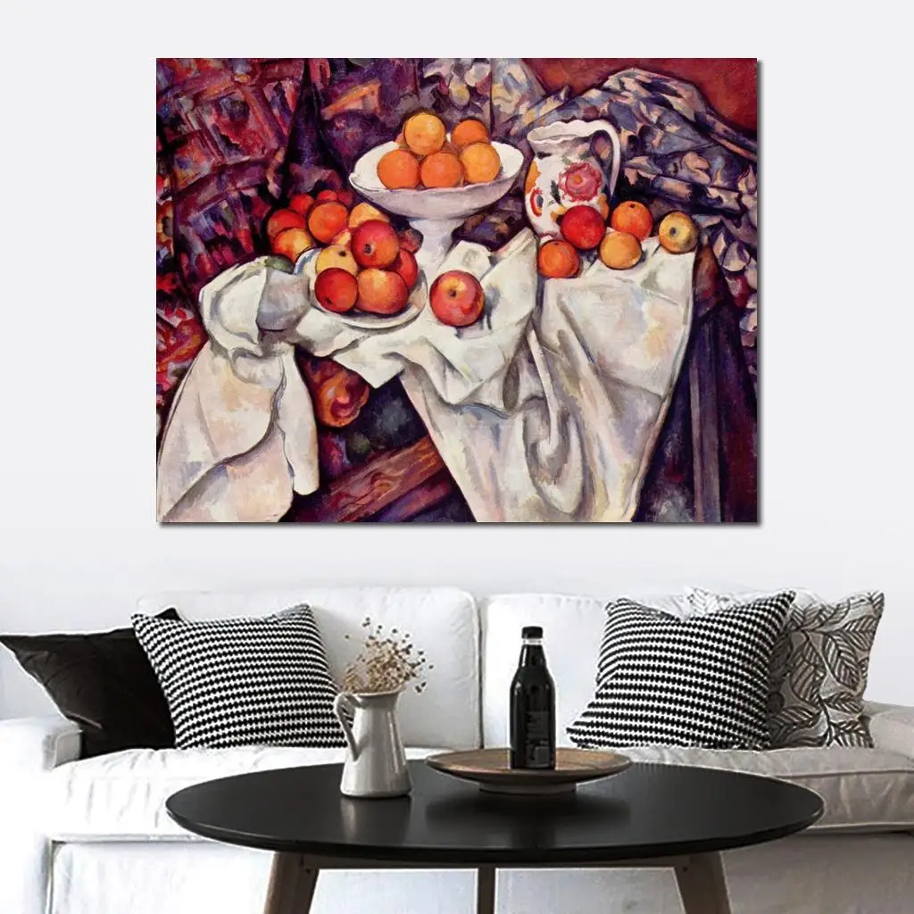 Cezanne Still Life With Apples And Oranges