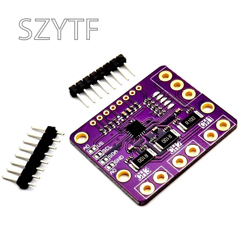 MCU 3221 INA3221 three way low side / high side output current I2C ...