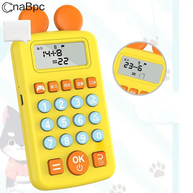 Cute Cartoon Oral Arithmetic Machine Portable Children Calculator ...