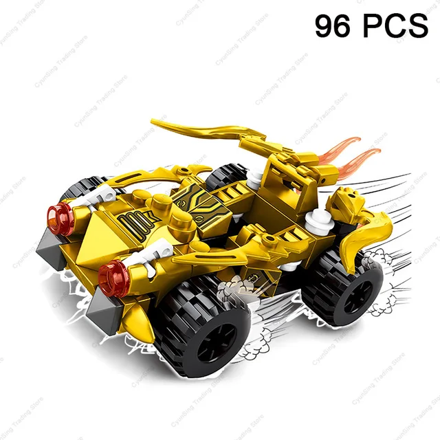 Ninja 4 in 1 Classic Anime Kai Jay Cole Lloyd War Armor Car Mech ...