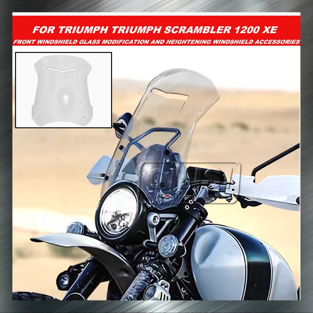 Motorcycle Front Windshield Climbing Modification Heightened Windshield ...