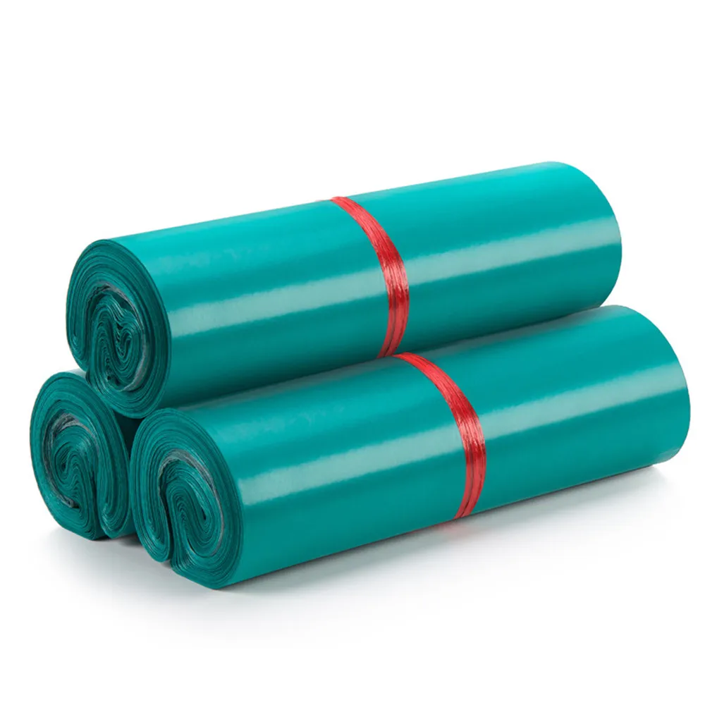 100Pcs-Lot-Green-Plastic-Mailing-Bag-Dustproof-Waterproof-Invisable ...